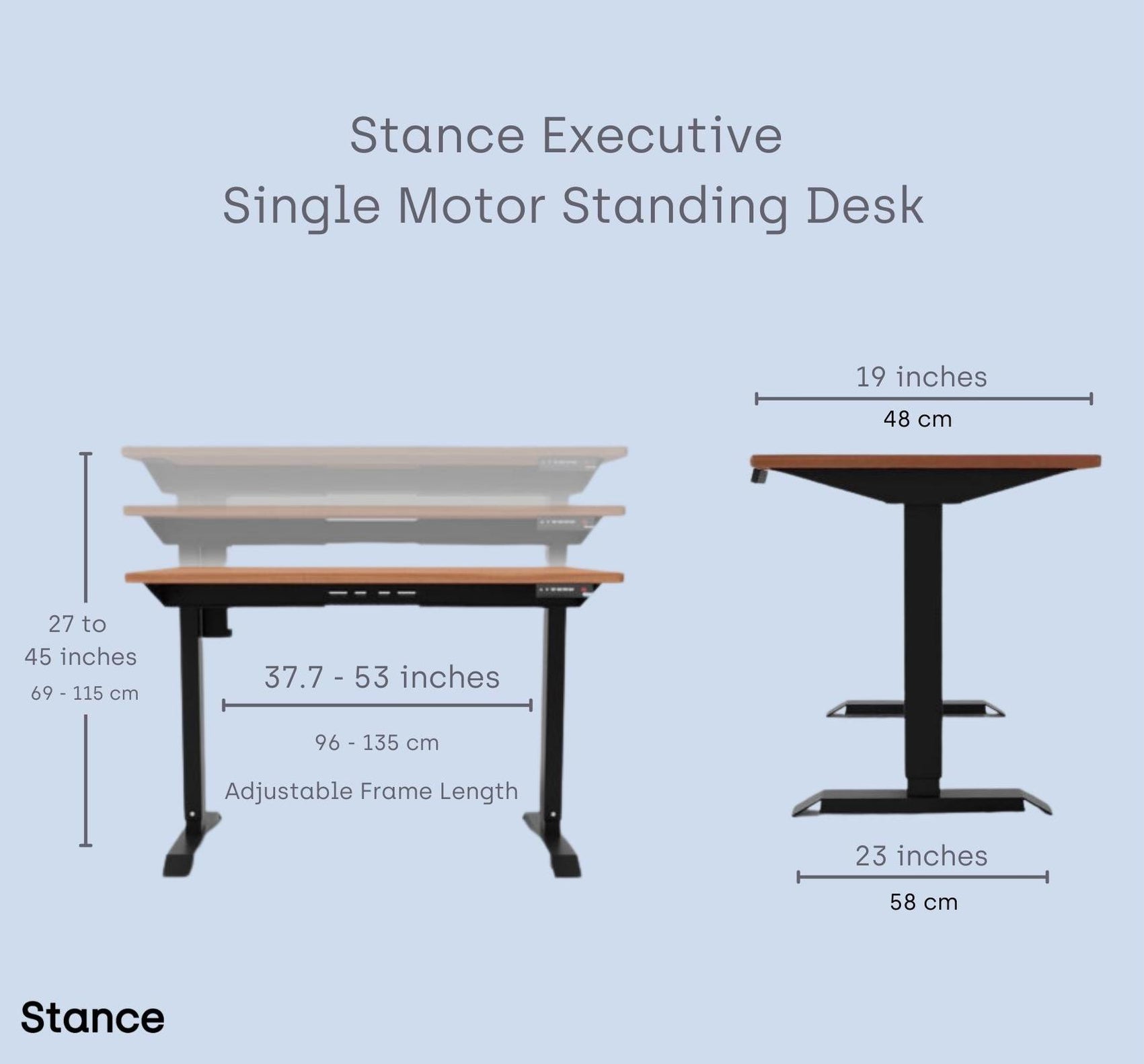 Stance Executive Electric Standing Desk Frame — stancephilippines