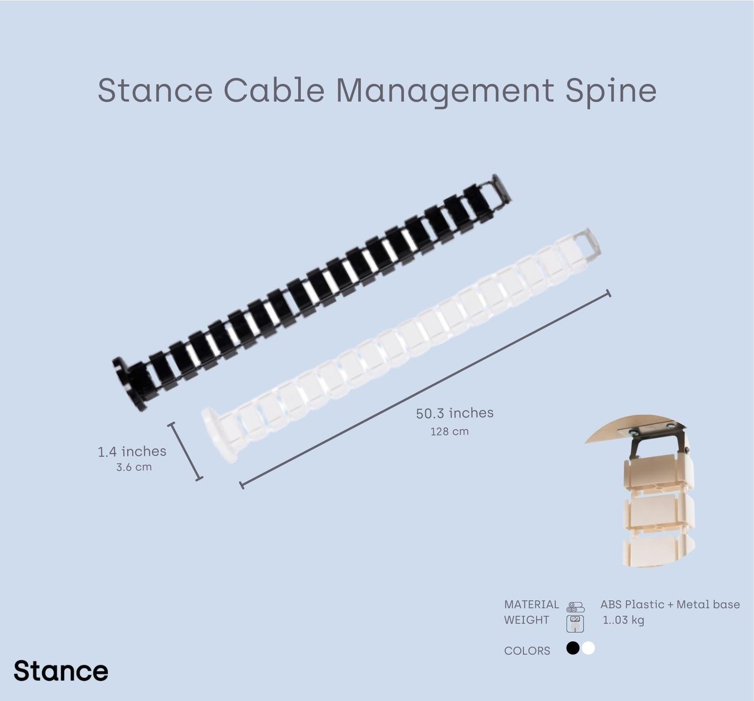 Stance Cable Management Spine — stancephilippines