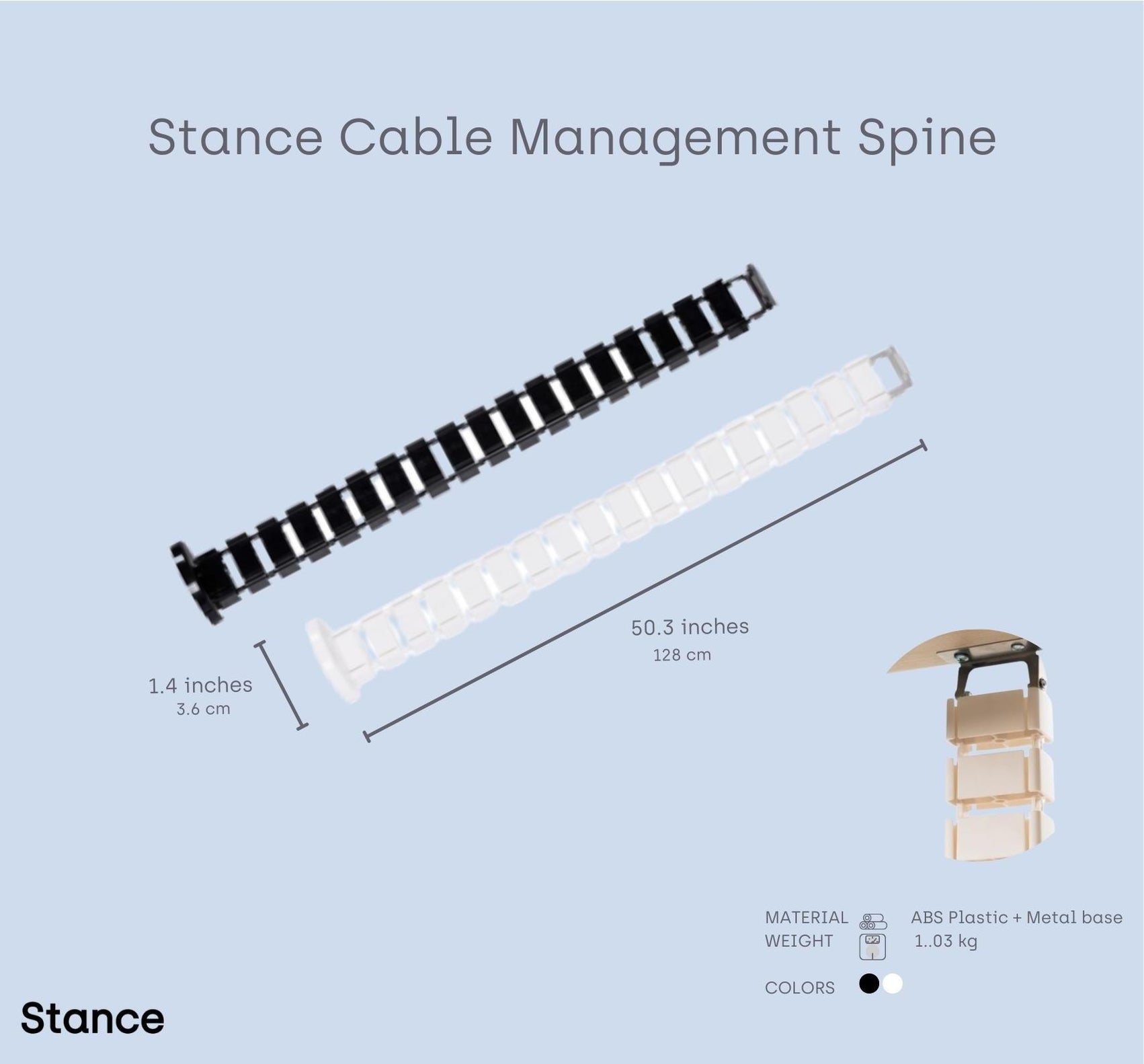 Stance Cable Management Spine — stancephilippines