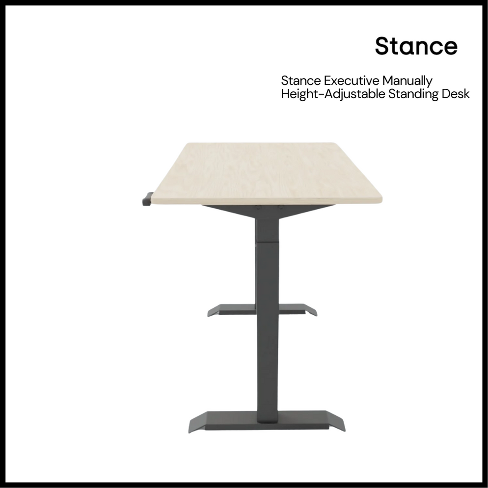 Stance Executive Manually Height-Adjustable Standing Desk ...