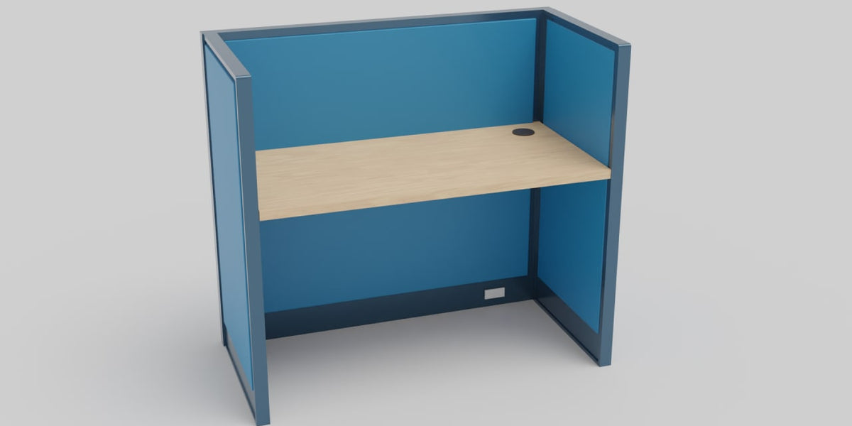 Stance Prospect Standard Office Cubicle & Workstation w/ Desk ...